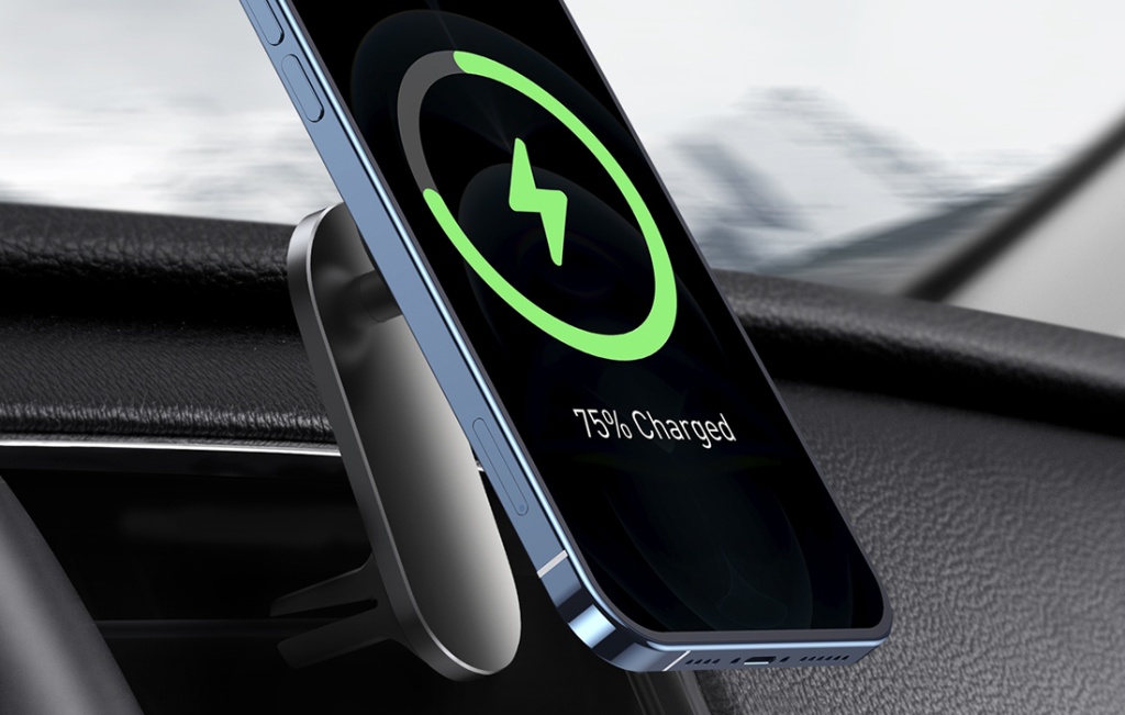 Baseus Big Energy Car Mount Wireless Charger WXJN 01 iPhone 12 13 14 15 its Baseus